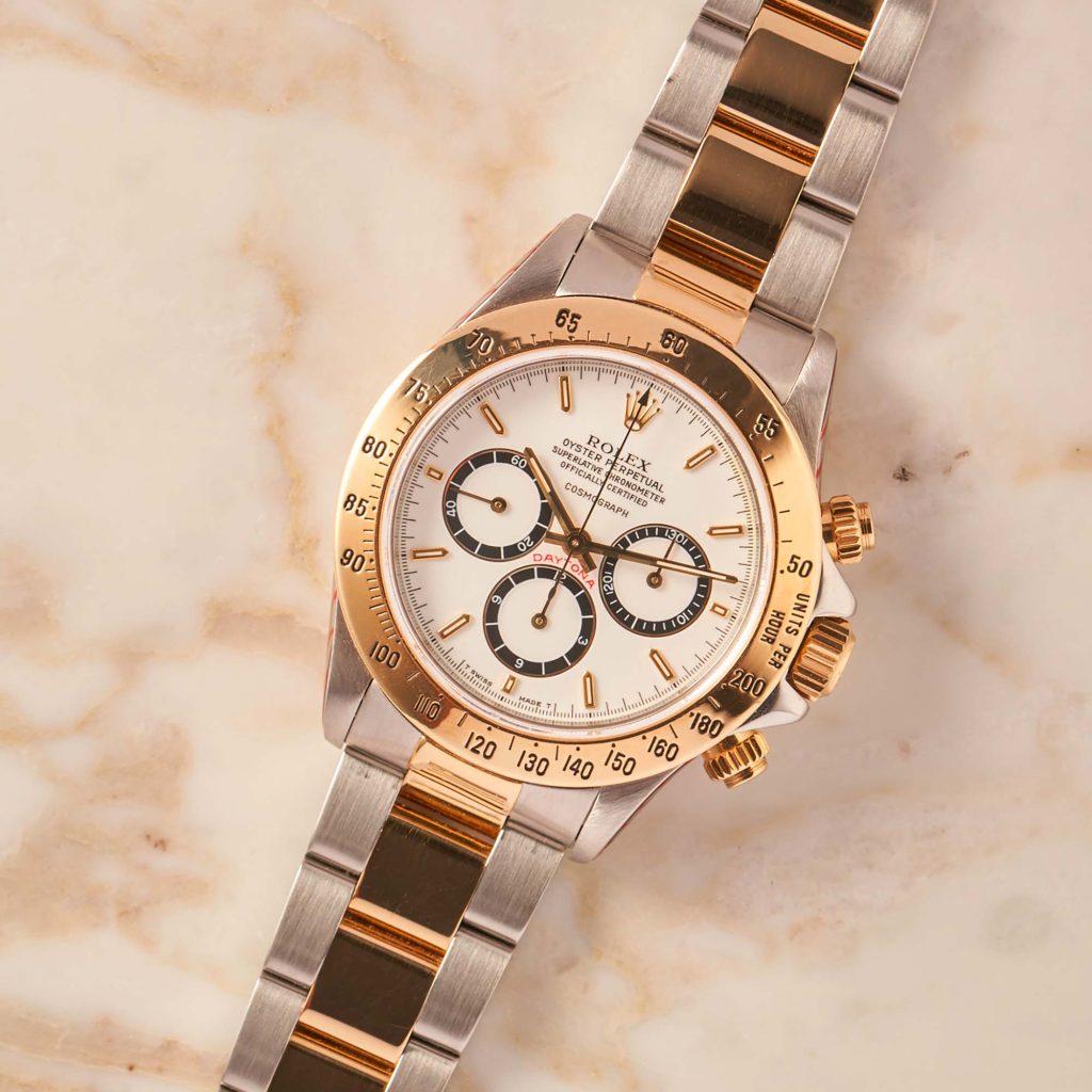 Rolex Daytona 16523 Porcelain Floating Dial – Rolex Italian Warranty ...
