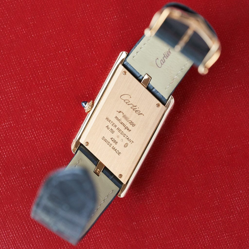 Cartier Privee Collection Tank Asymetrique 18K Rose Gold – Anthracite ...