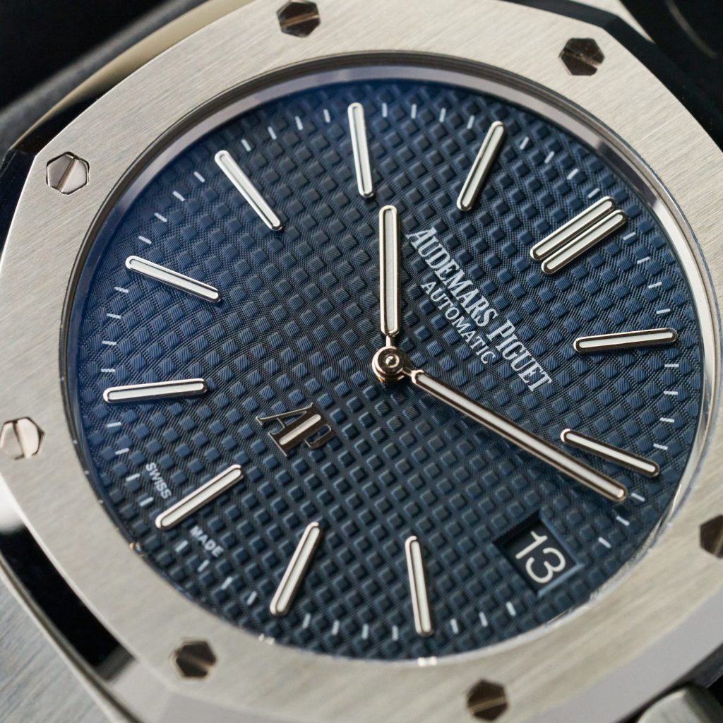 Audemars Piguet Royal Oak Jumbo 15202ST Blue Dial – Full Set - Deangelis