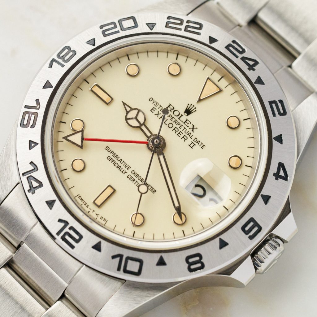 Rolex Explorer II 16550 Cream Rail Dial – Excellent Conditions - Deangelis