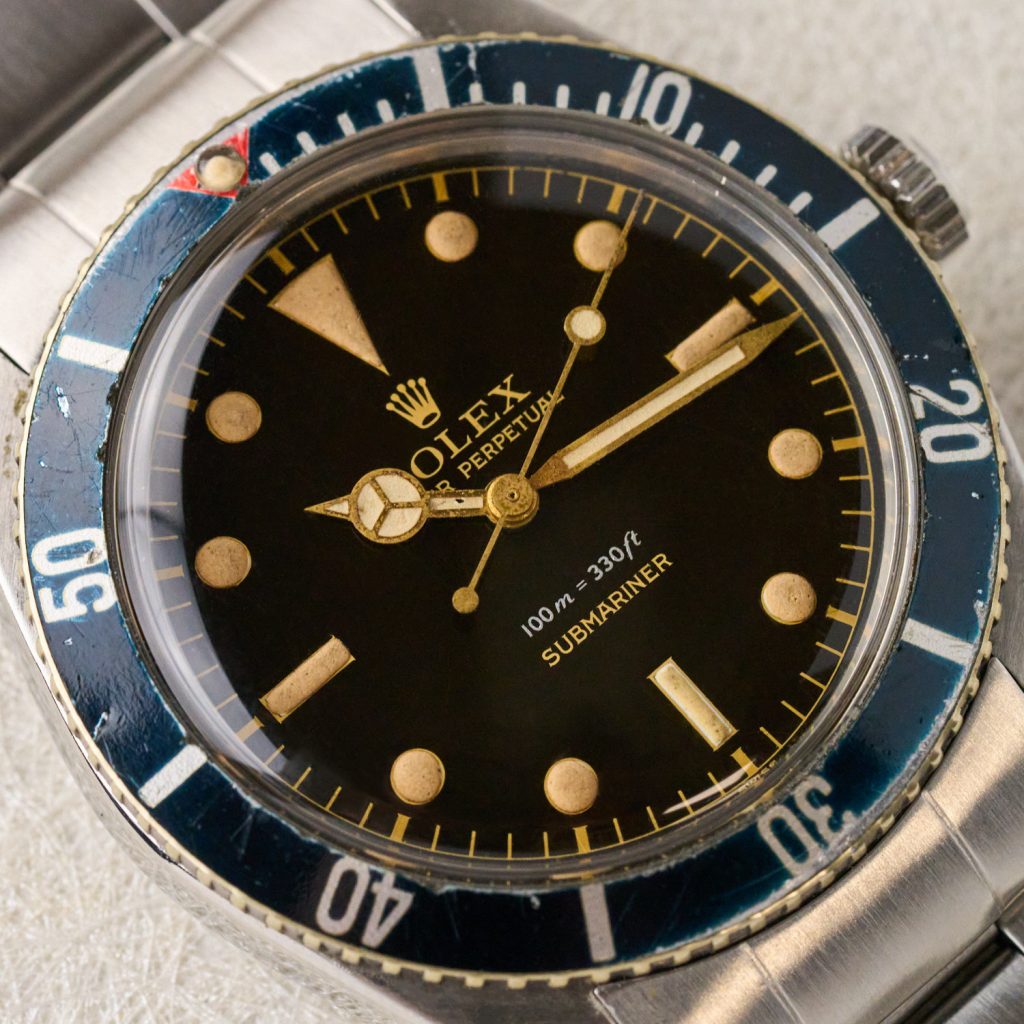 Rolex Submariner “James Bond” 5508 – Faded Blue Bezel Red Triangle ...