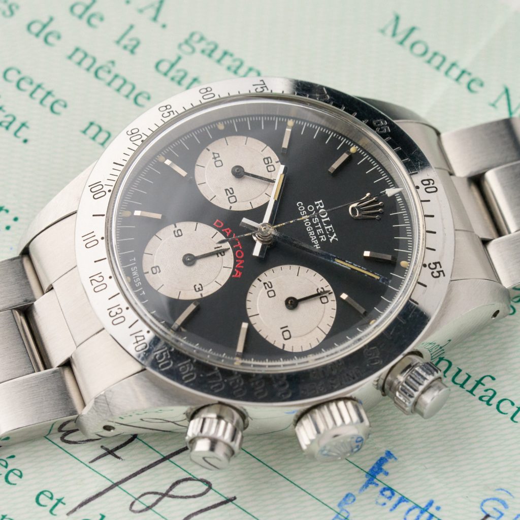 Rolex Daytona 6265 – Black “Big Red” Dial – Full Set – Unpolished ...