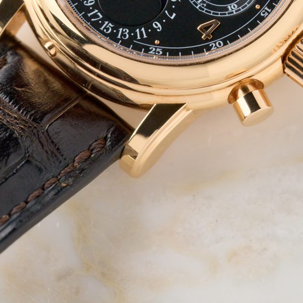 Patek Philippe Perpetual Calendar Split Chronograph 5004R – Black Dial ...