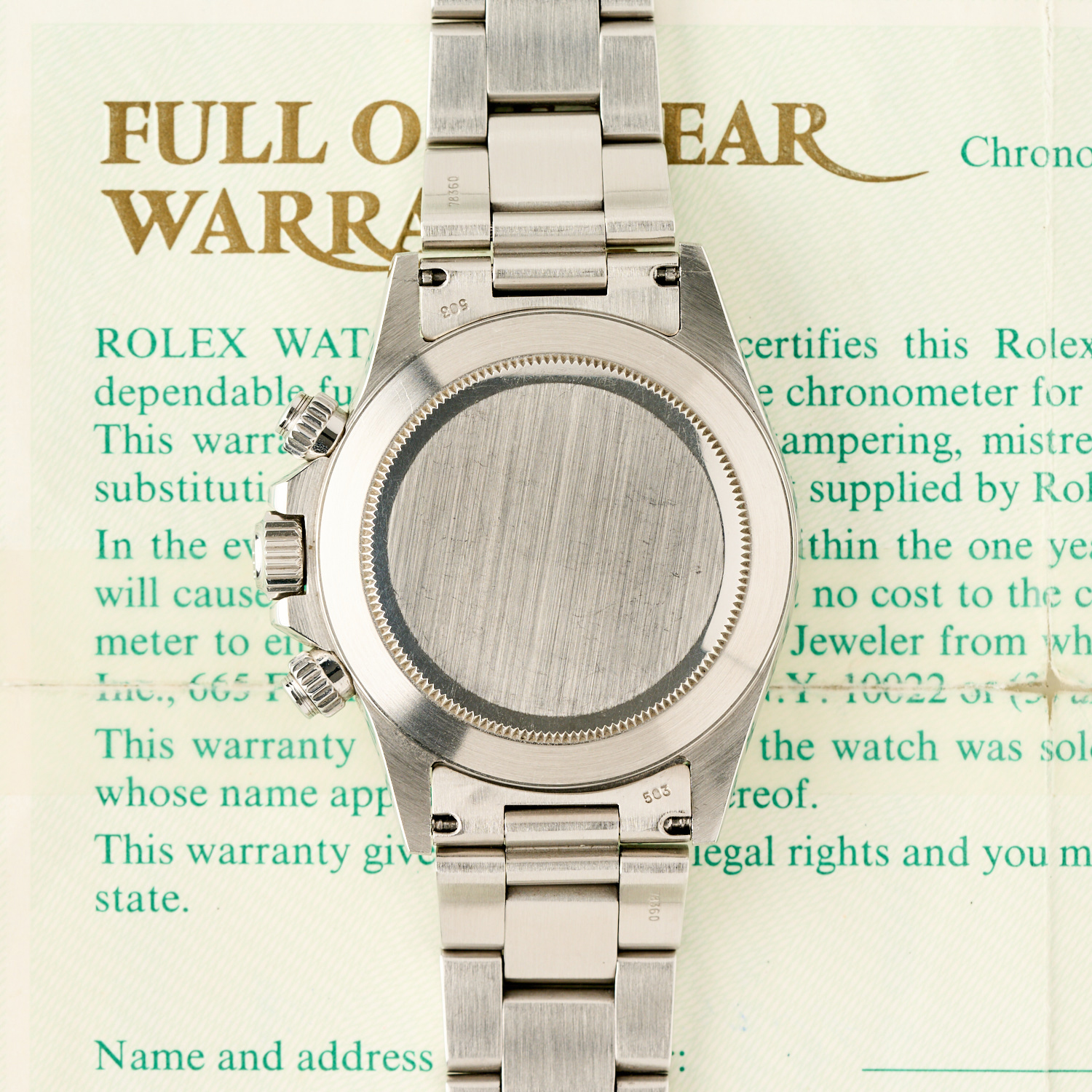 Rolex Daytona 16520 Zenith “R9” Serial – Black Floating Dial – 200 ...