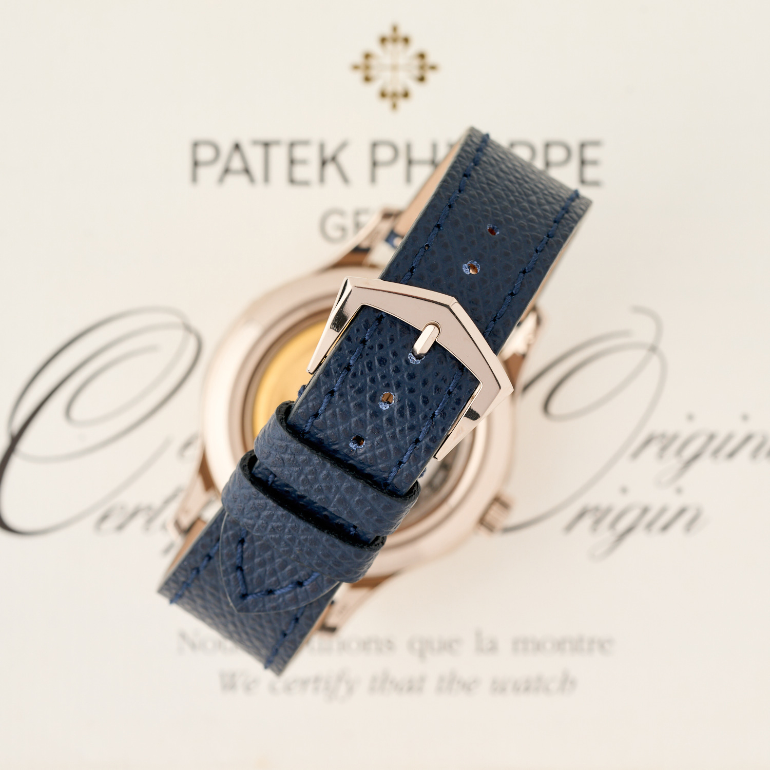 Patek Philippe Annual Calendar 5205G – 18K White Gold – Silver Two Tone ...